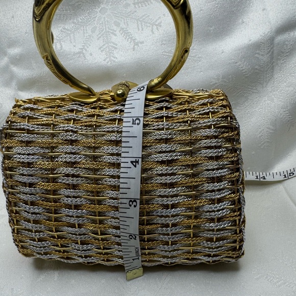 Koret | Bags | Koret Elegant Gold And Silver Woven Handbag | Poshmark